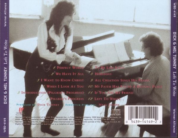 Dick & Mel Tunney - Left To Write (1993)