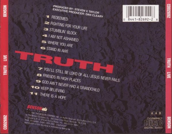 Truth - Live (1991)