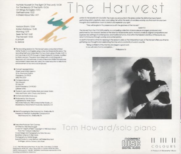 Colours; Tom Howard - The Harvest (1986)