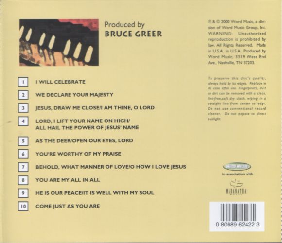 Bruce Greer - I Will Celebrate! (2000)