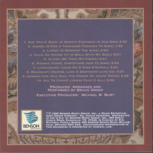 Bruce Greer - Tapestry On Ivory (1995)