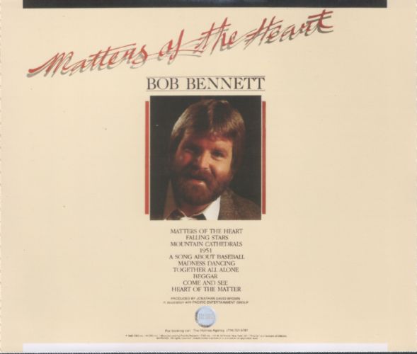 Bob Bennett - Matters Of The Heart (1982)