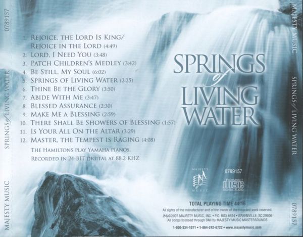 Shelly Hamilton; Alyssa Hamilton - Springs Of Living Water (2007)