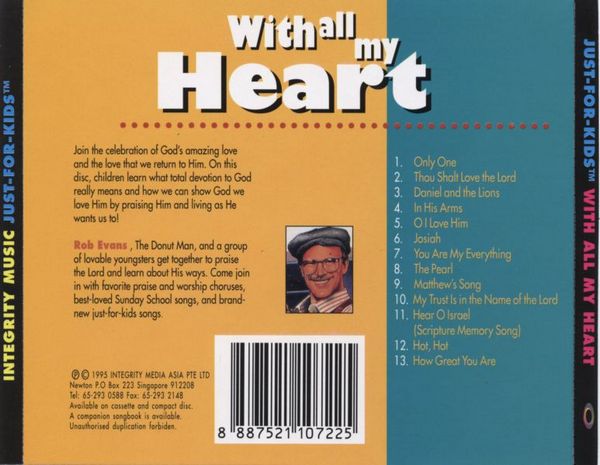 Integrity Music's Just For Kids; Rob Evans; The Donut Man - With All My ...