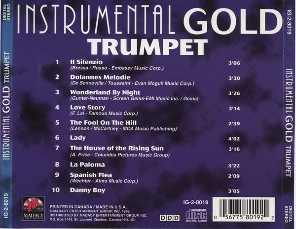 Various - Instrumental Gold: Trumpet (1998)