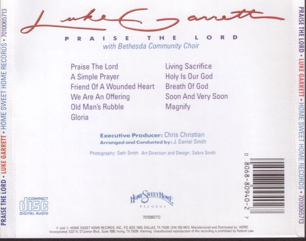 Luke Garrett - Praise The Lord